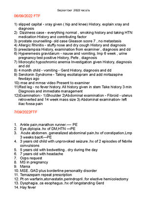 MSE Case wise - LECTURE NOTES - Understanding the Mental State ...