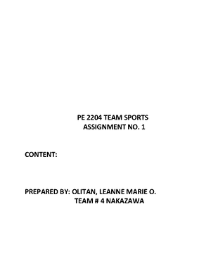 Group 4 Suliba Assignment Basketball-2 - PE 2204: TEAM SPORTS ...