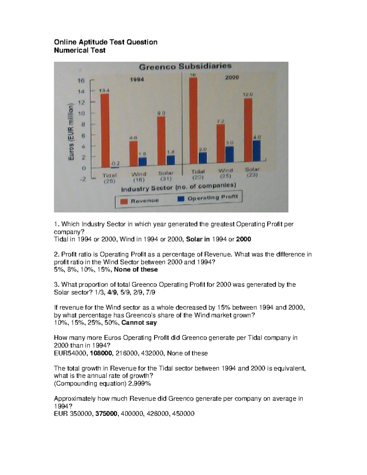 Shell Online-Aptitude-Test-Question - Online Aptitude Test Question ...