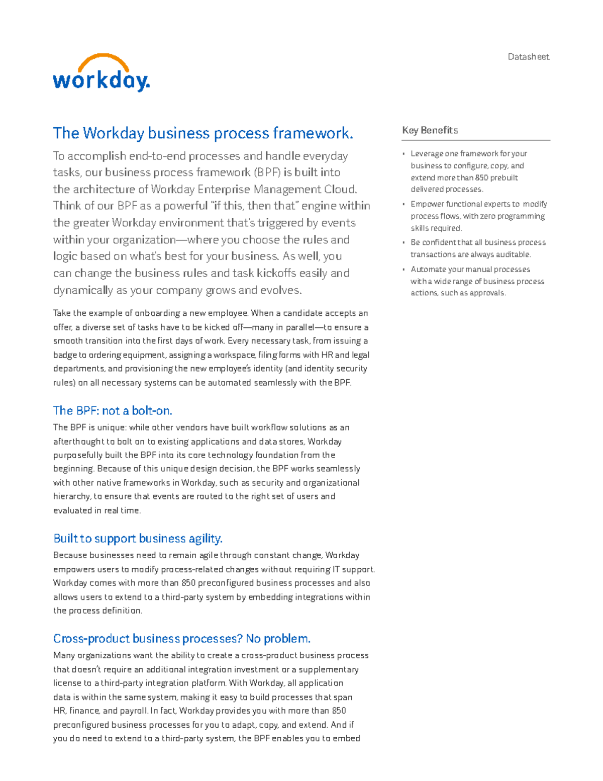 Workday business process framework - To accomplish end-to-end processes ...