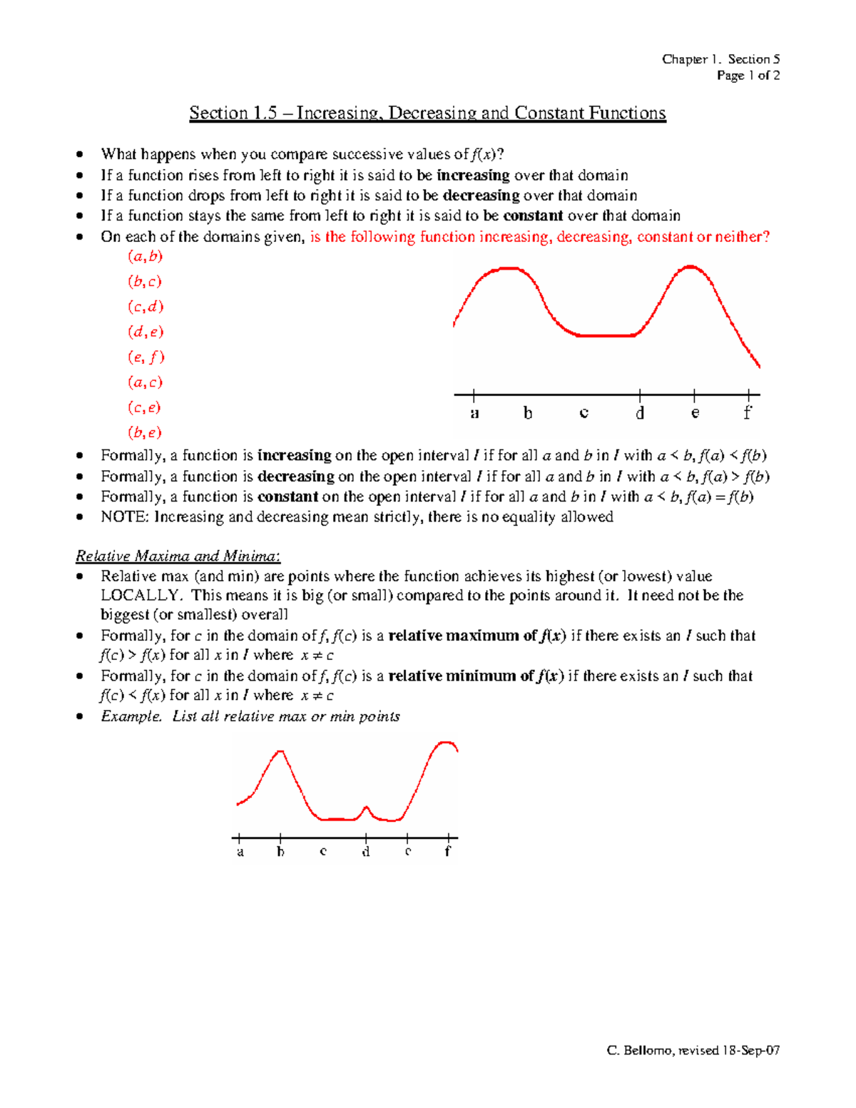 Ch01-Sect05 MATH 124 College Algebra 2010 - Chapter 1. Section 5 Page 1 ...