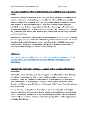 Unit 8 - Unit 8 Manage Safeguarding, Protection and Risk in Adult Care ...