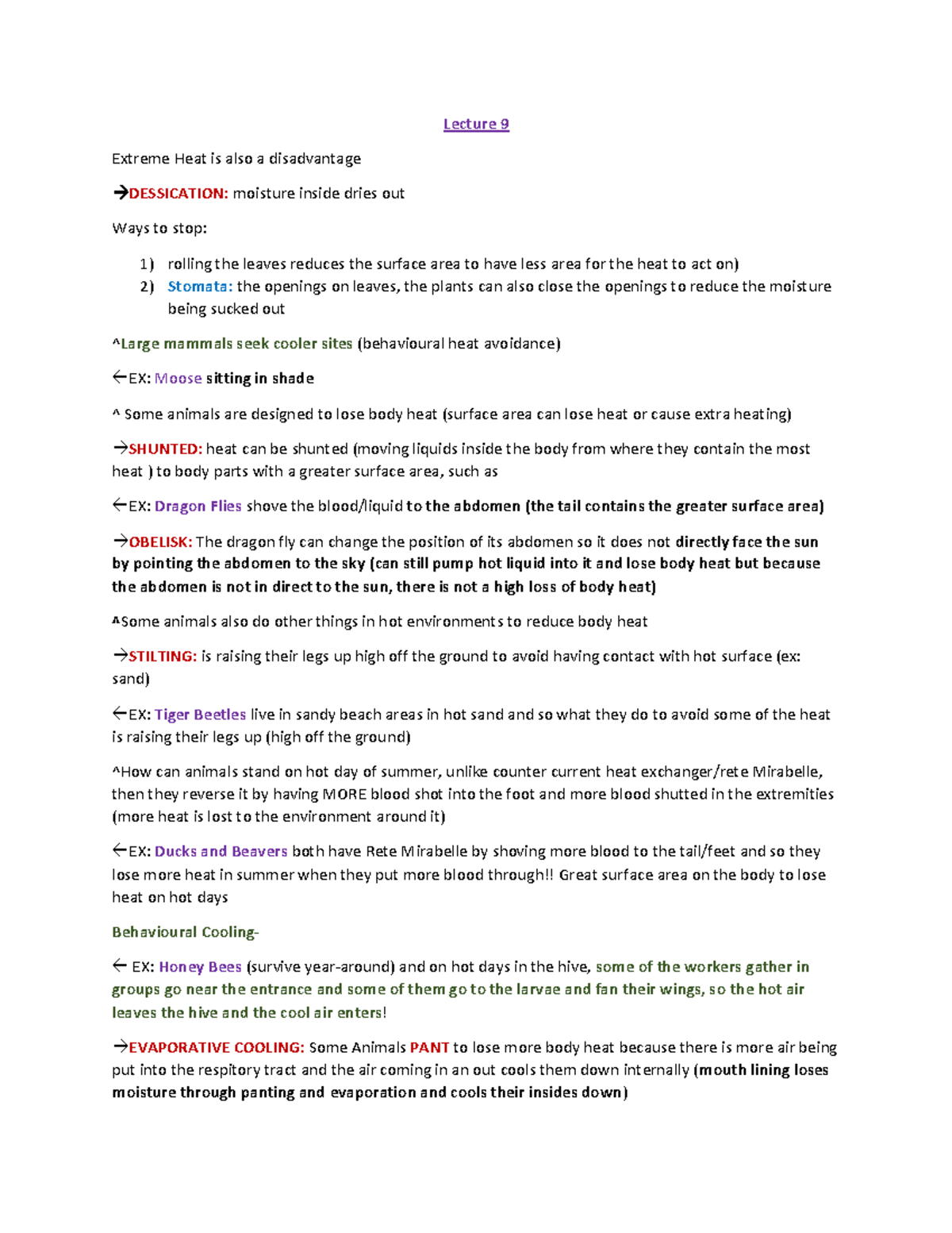 Biol Lecture 9 And 10 Warning Tt Undefined Function 32 Warning Tt Undefined Function 32