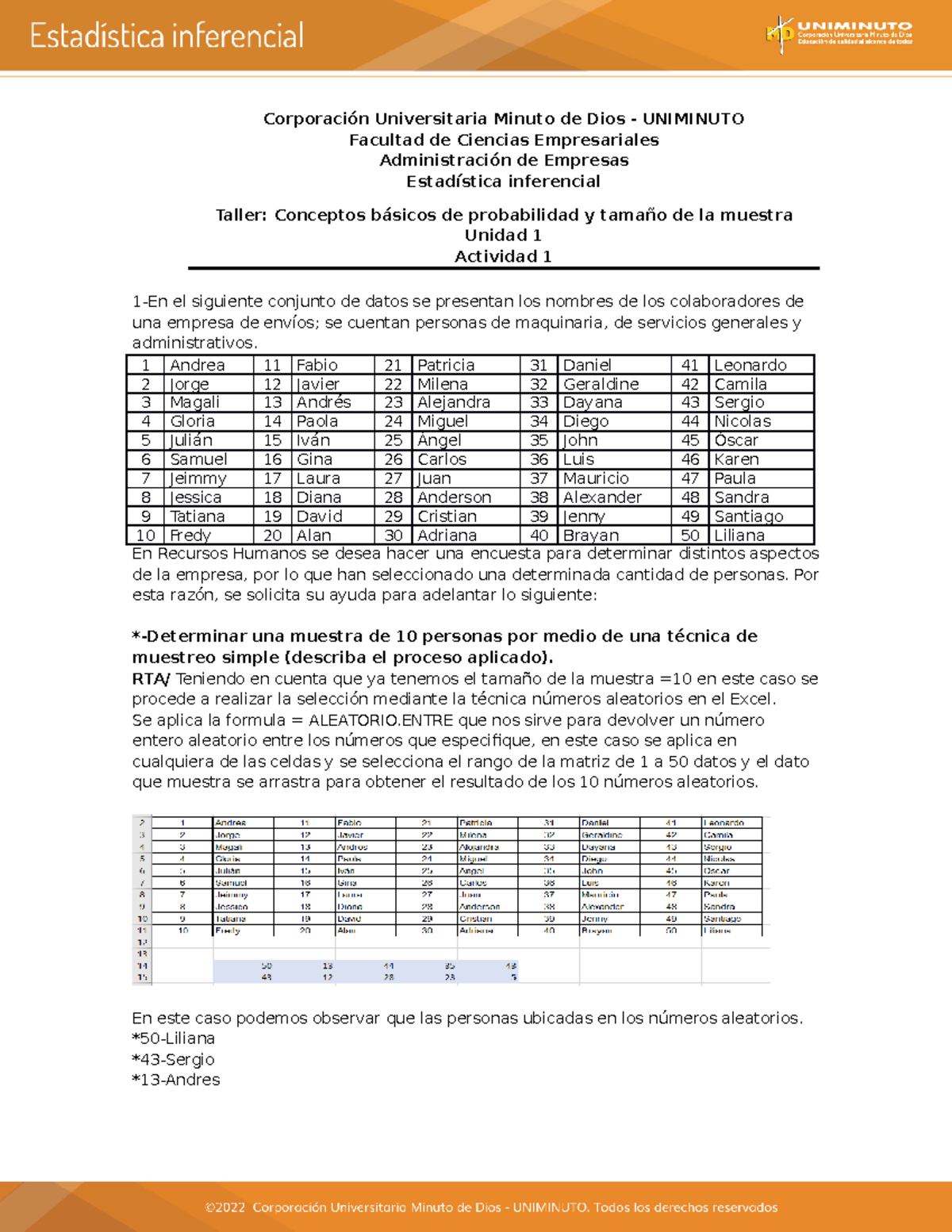 Uni1 act1 Tal Con bas pro tam mue - Corporación Universitaria Minuto de ...