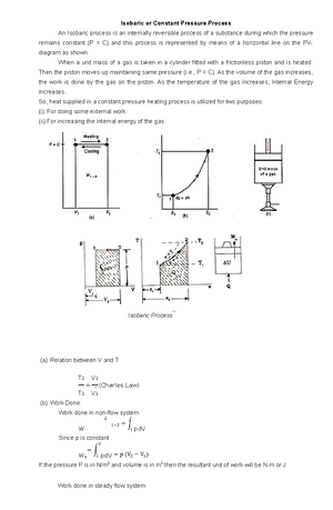 Processes of Ideal Gas - Processes of Ideal Gas Isometric or Isochoric ...