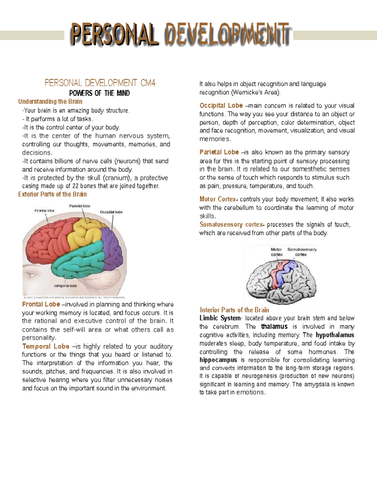 1st Finals-Personal-Development - PERSONAL PERSONAL ...