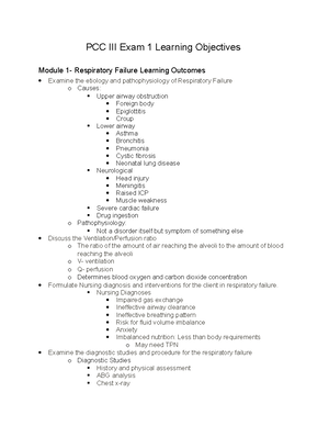 Pcc 3 exam 2 - Lecture notes - NURSING CARE OF THE NEUROLOGICAL PATIENT ...