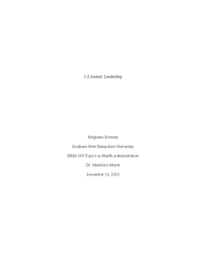 BUS 210 Module Three Leadership Map Example Text-Only Version - These ...