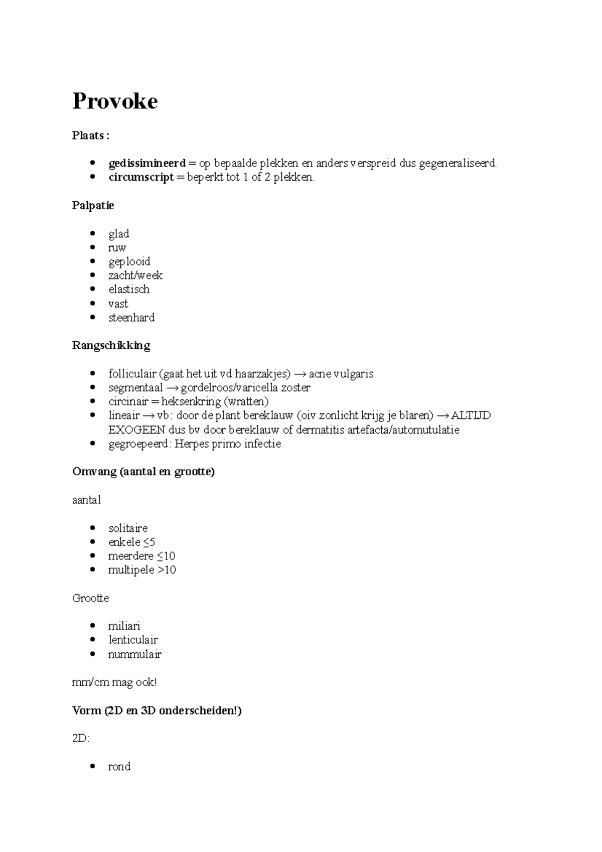 Provoke les - Provoke Plaats : gedissimineerdcircumscript = beperkt tot ...