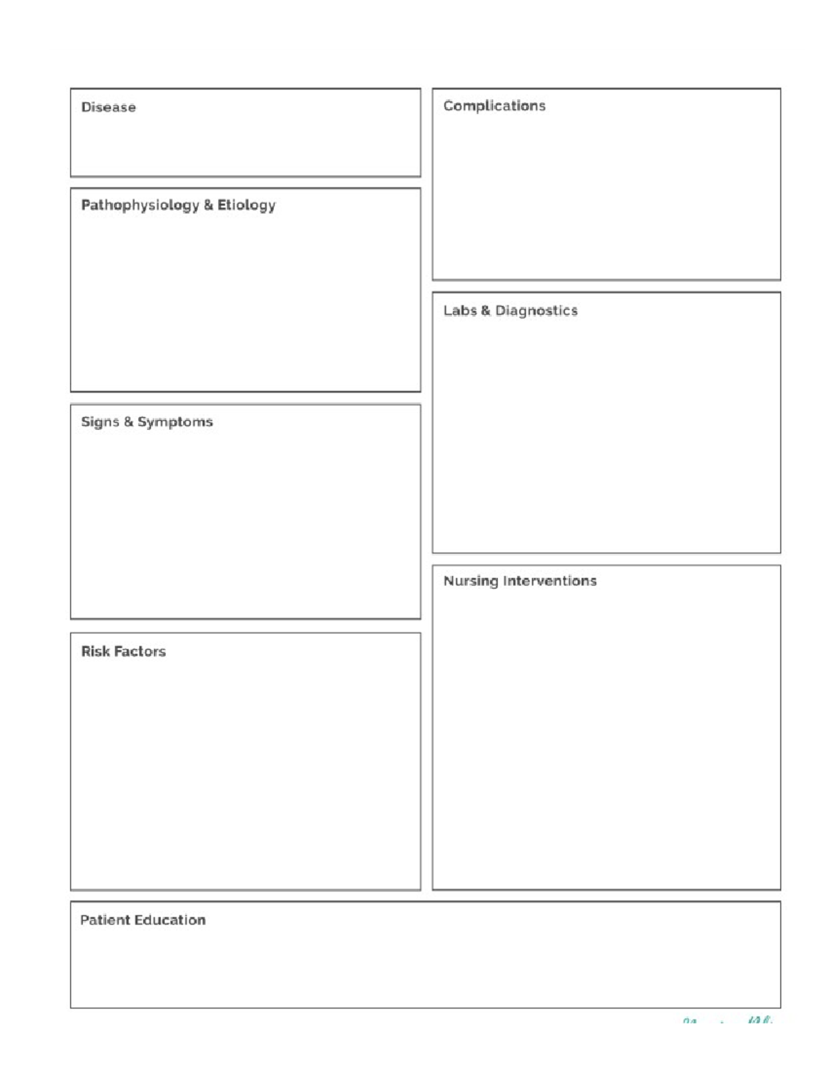 Mini Pathophysiology - NURS 102 - Studocu