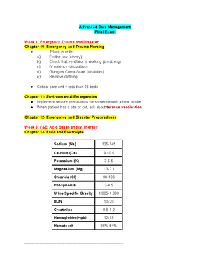 ACM final study guide - Dressings Know the different treatment methods ...