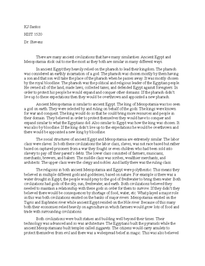 History response paper - KJ Santos Response Paper There were many ...