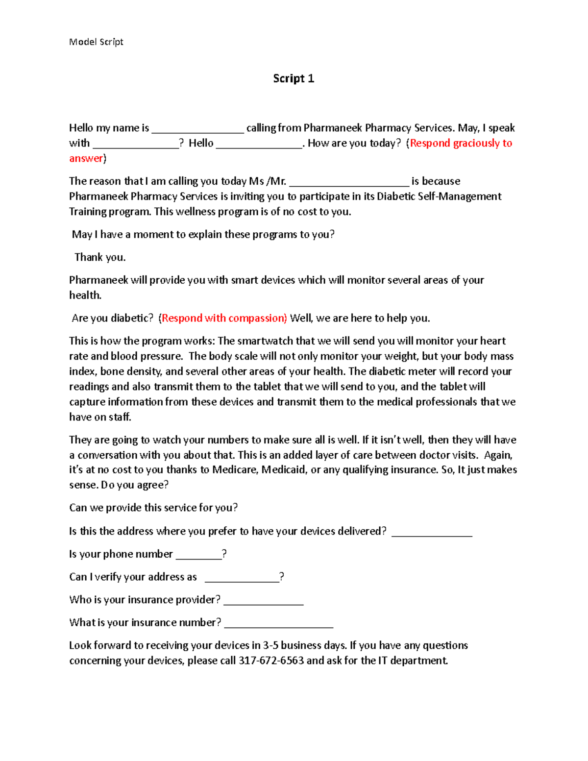 Script Template - Apka MD - CCR enrollment - Script 1 Hello my name is ...