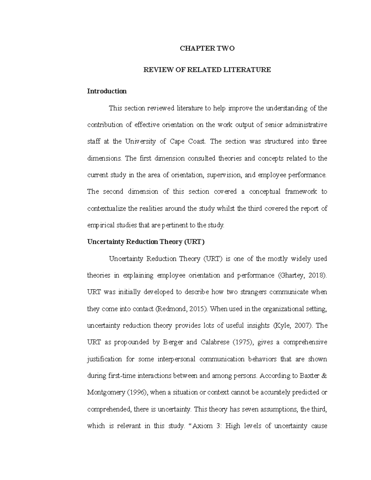 Chapter Two-Literature Review - CHAPTER TWO REVIEW OF RELATED ...