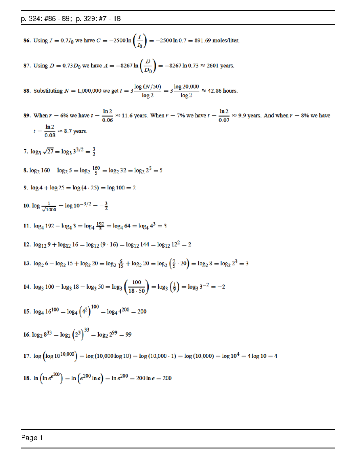 SB 4 - Chapter 4.3C - 4.4A Practice Full - MAT 129 - Page p. 324: #86 ...