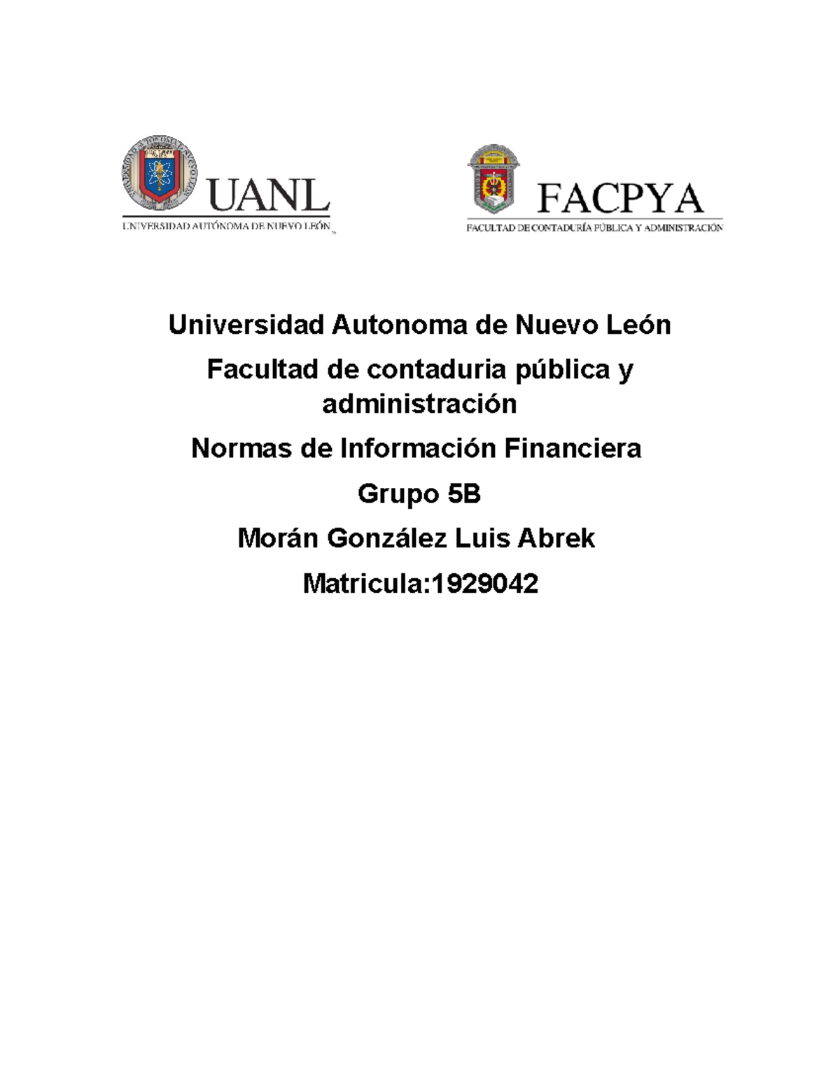 Resumen NIF B-14 - efefe - Universidad Autonoma de Nuevo León Facultad ...