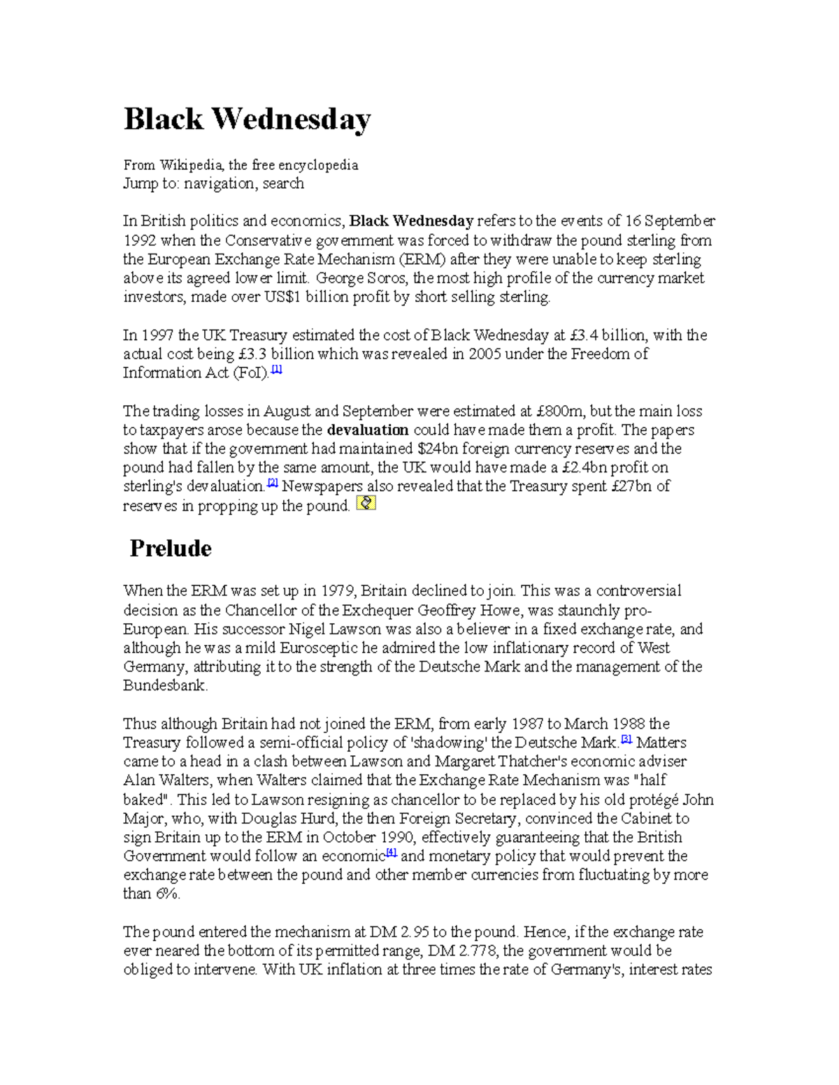 5 Black Wednesday - Pound Crisis 160992 - Black Wednesday From ...