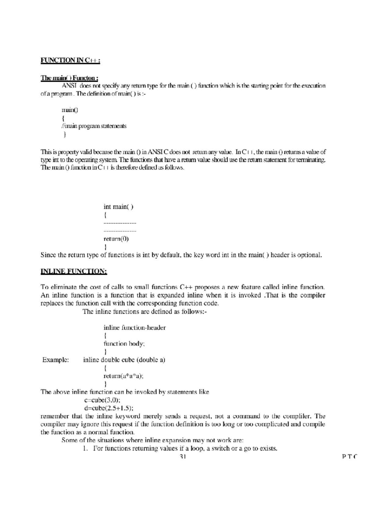 Function In C Programming Language Object Oriented Programming In 2296