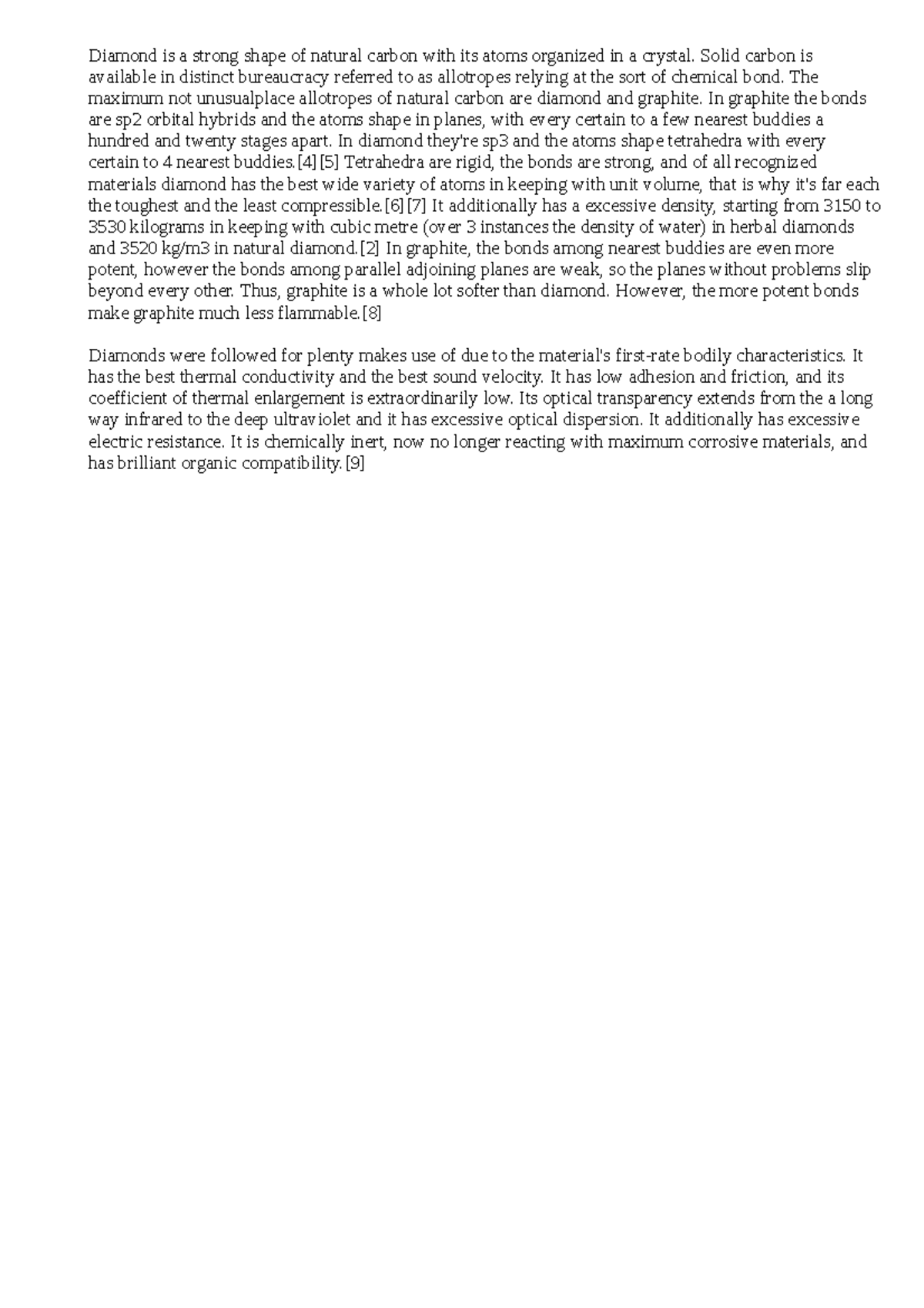 Project management - Diamond is a strong shape of natural carbon with ...