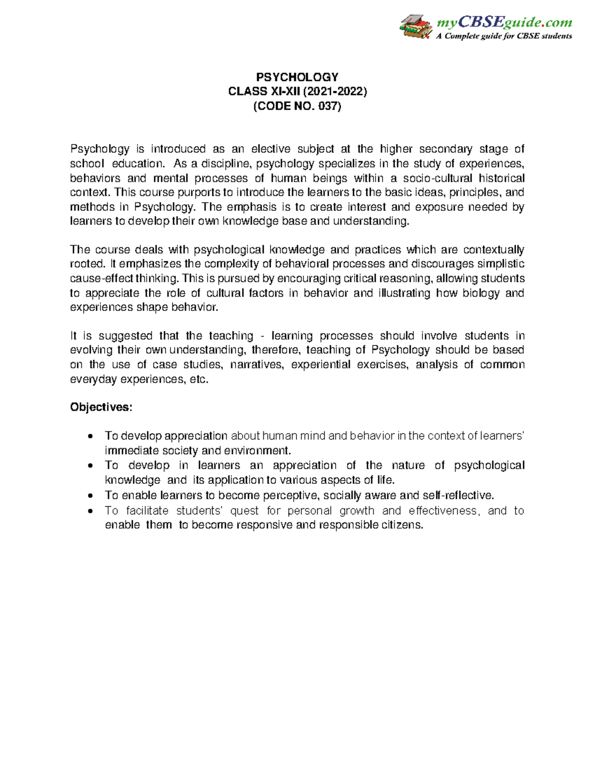 12 psychology 22 - sadfasdf - PSYCHOLOGY CLASS XI-XII (2021-2022) (CODE ...