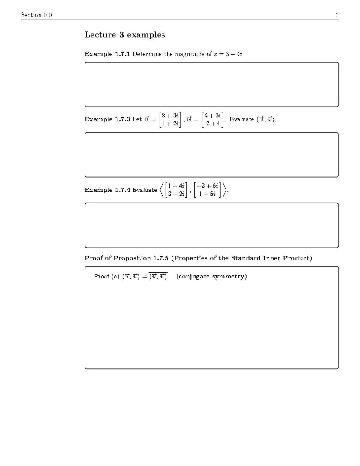 Lec3 ewfreg rgf rg rg r ewf efr - Section 0 1 Lecture 3 examples Example 1.7 the magnitude of𝑧 ...