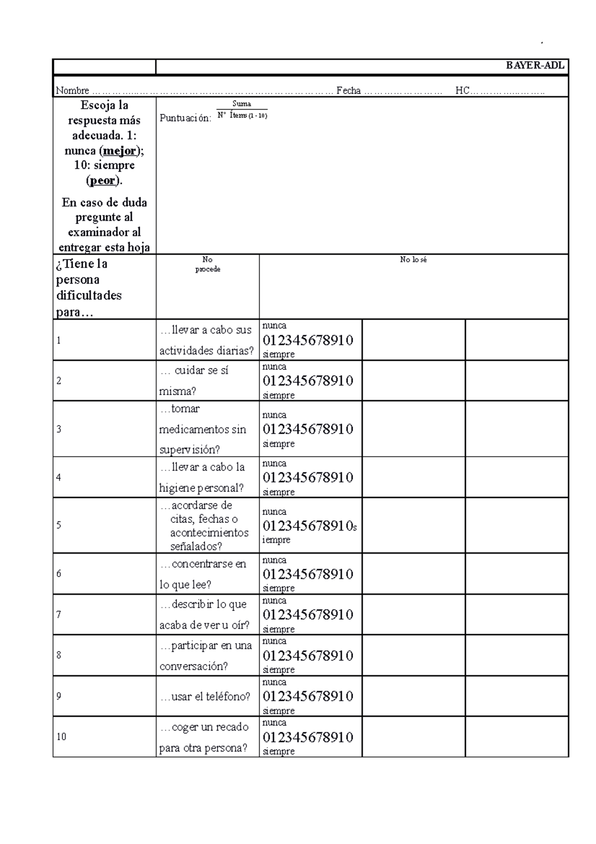 Bayer-ADL - BAYER-ADL Nombre - Studocu