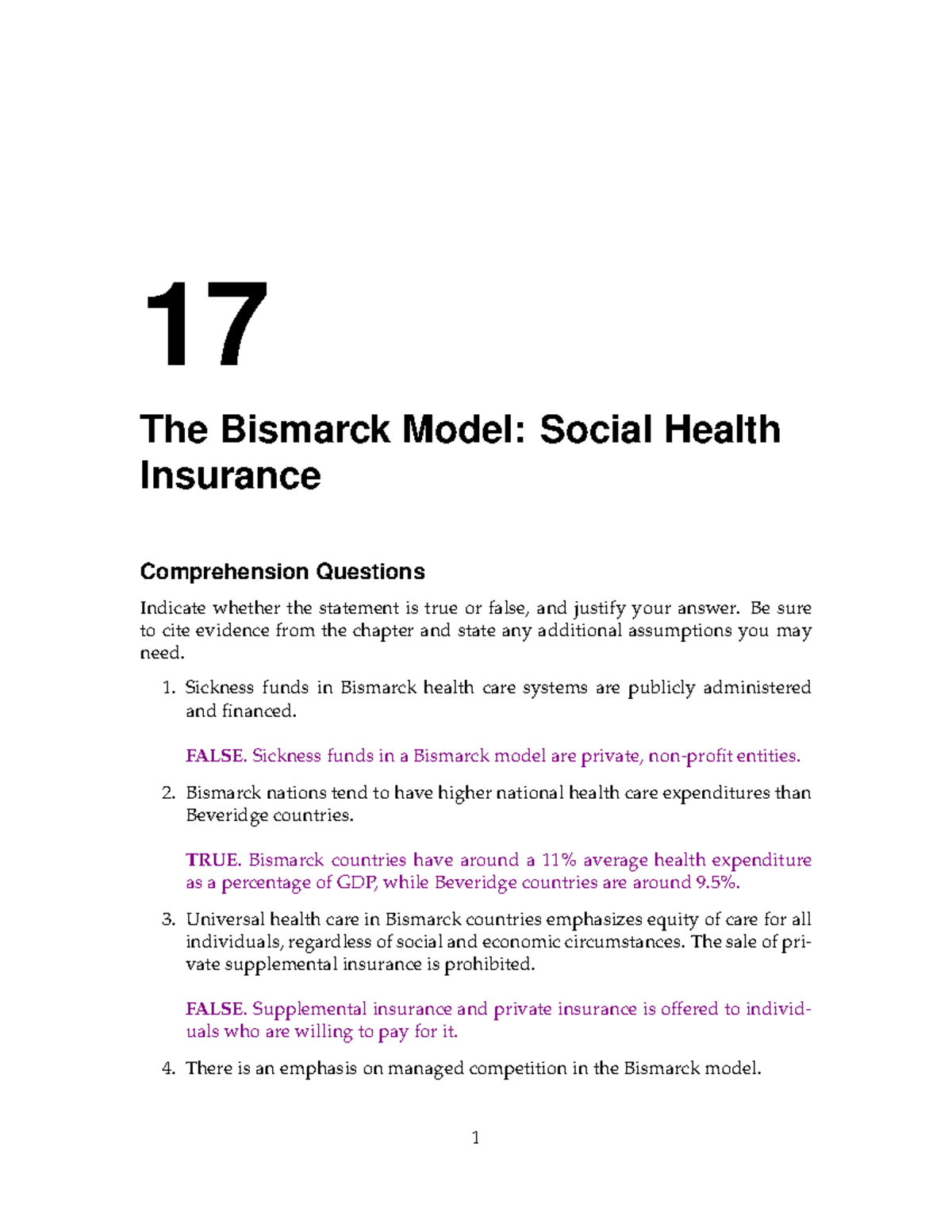 Health Economics Solutions Manual - Ch 17 Comprehension Only - 17 The ...