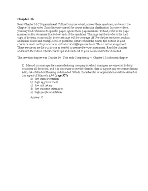 Chapter 9 questions - Chapter 9 Read Chapter 9 ("Foundations of Group Behavior") in your - Studocu