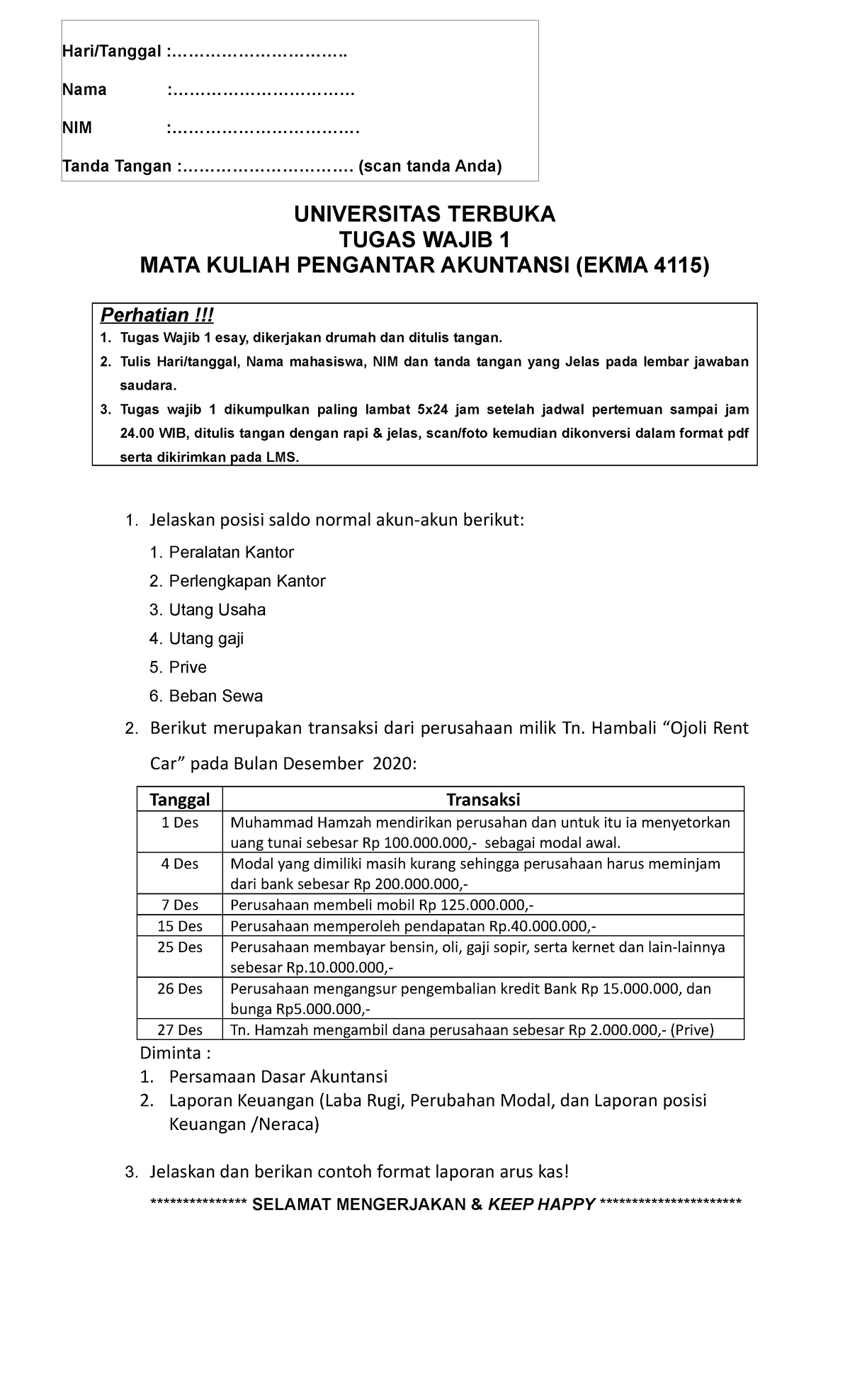Tugas UT 1-2021-PAK - UNIVERSITAS TERBUKA TUGAS WAJIB 1 MATA KULIAH ...