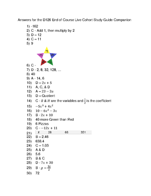 D126 Unit 3 Study Guide - D126 Mathematics for Elementary Educators II ...
