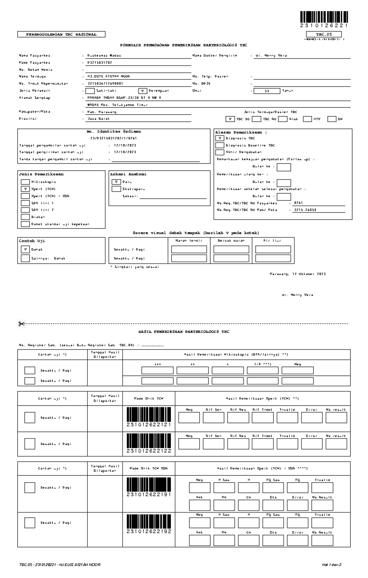 TBC - yjfgjdf - 2 3 1 0 1 2 6 2 2 1 PENANGGULANGAN TBC NASIONAL TBC ...