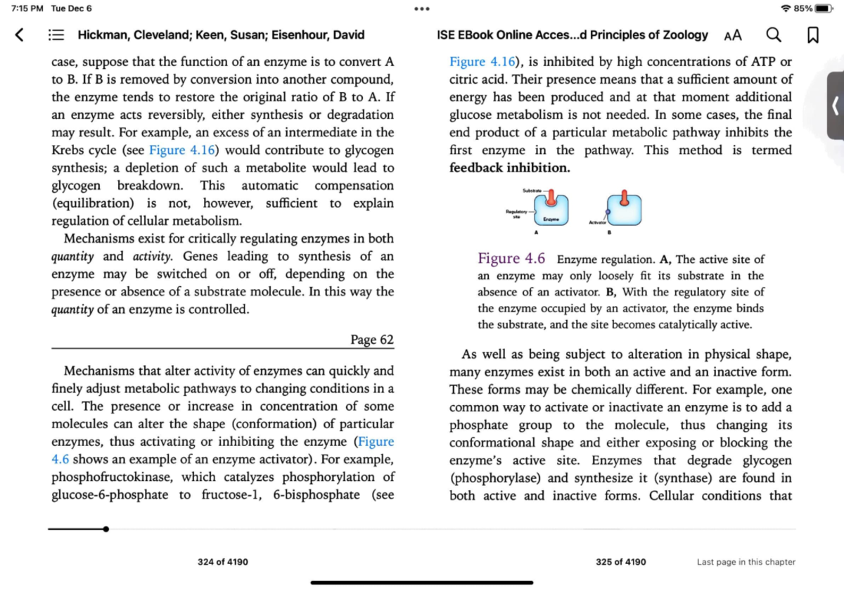 Animal bio - chapter 4 - Dr. Matthew grober - 7:15 PM Tue Dec 6