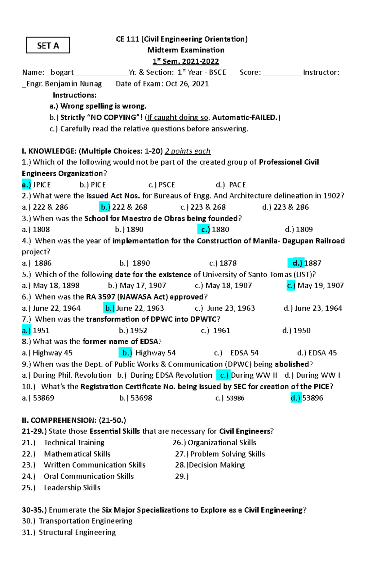 Bogart-source-CE 111 - A lecture notes about Which among the following ...