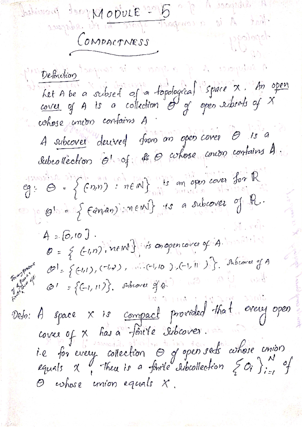 Top mod 5 - MSc.mathematics - Studocu