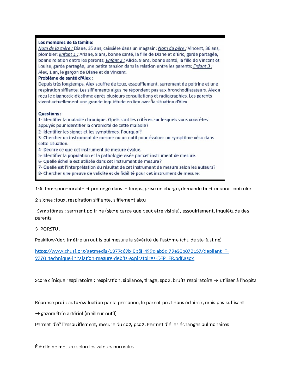 Document pratique chronicité - 1-Asthme,non-curable et prolongé dans le ...