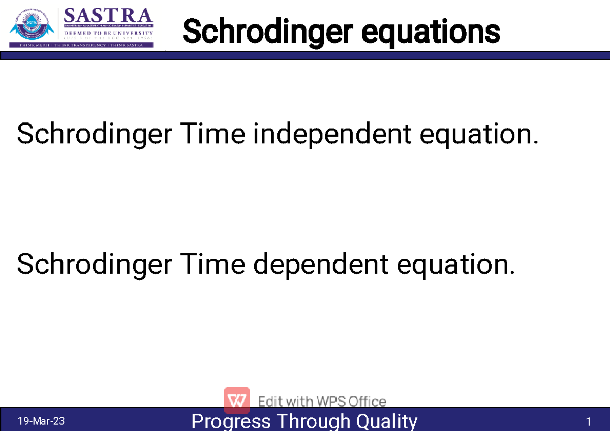 5Schrodinger eqn - engineering physics notes - Schrodinger equations ...