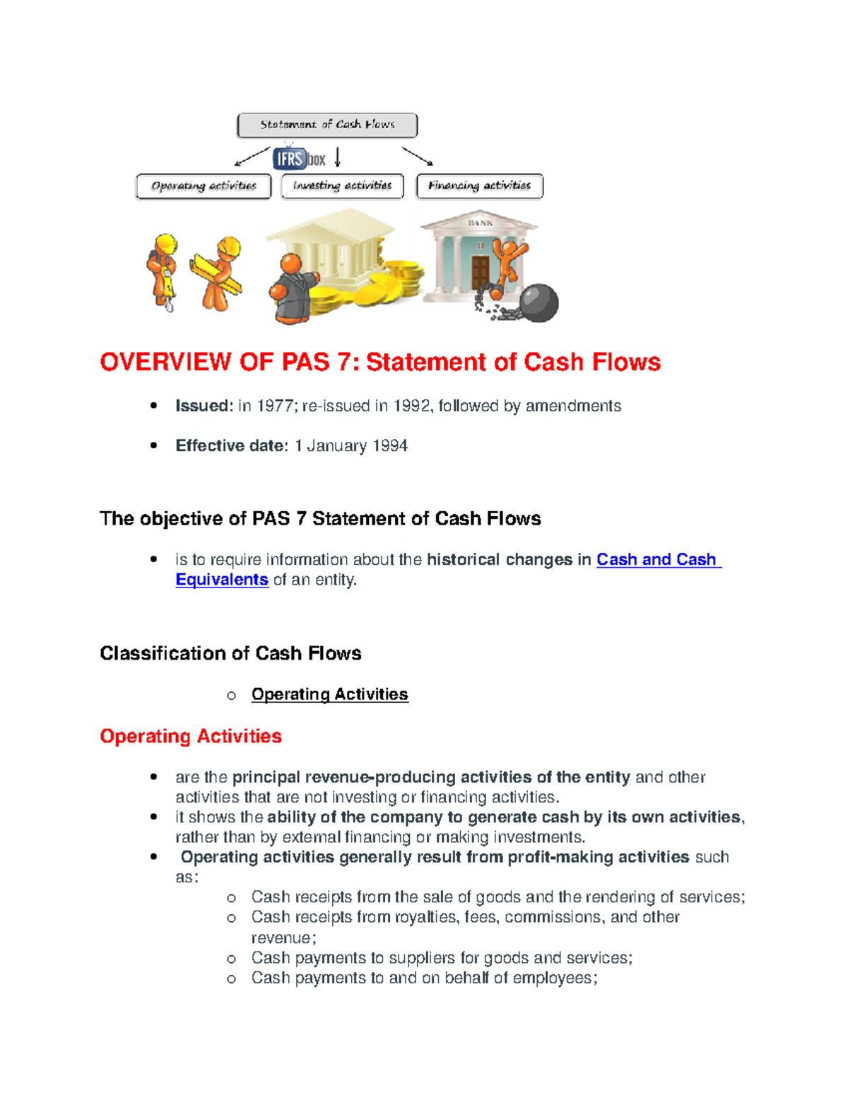 Conceptual framework and accounting standards module 3 - OVERVIEW OF ...