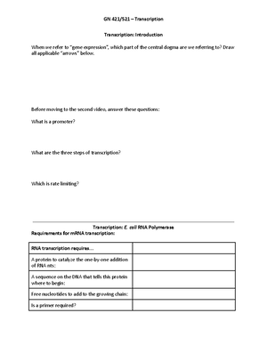 Central Dogma Guided Study Guide - Central Dogma This page is left ...