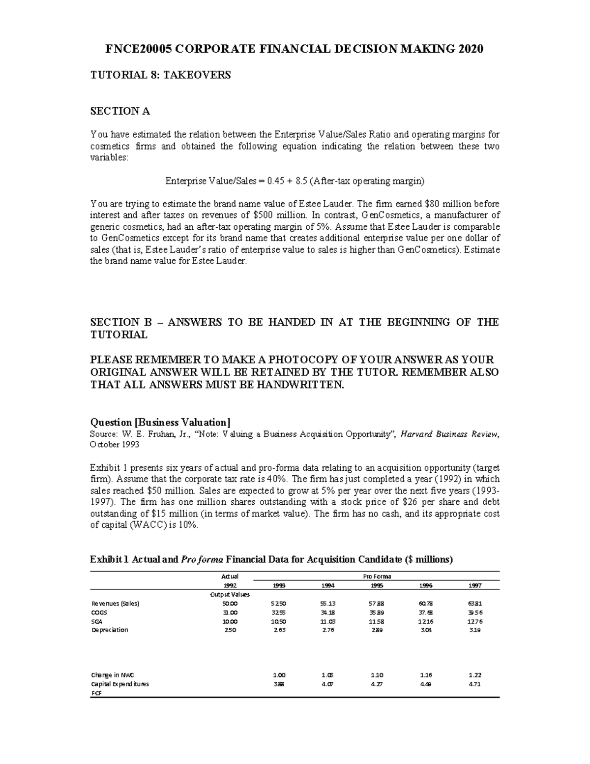 Tute 8 2020 Part A with Solutions - Warning: TT: undefined function: 32 ...