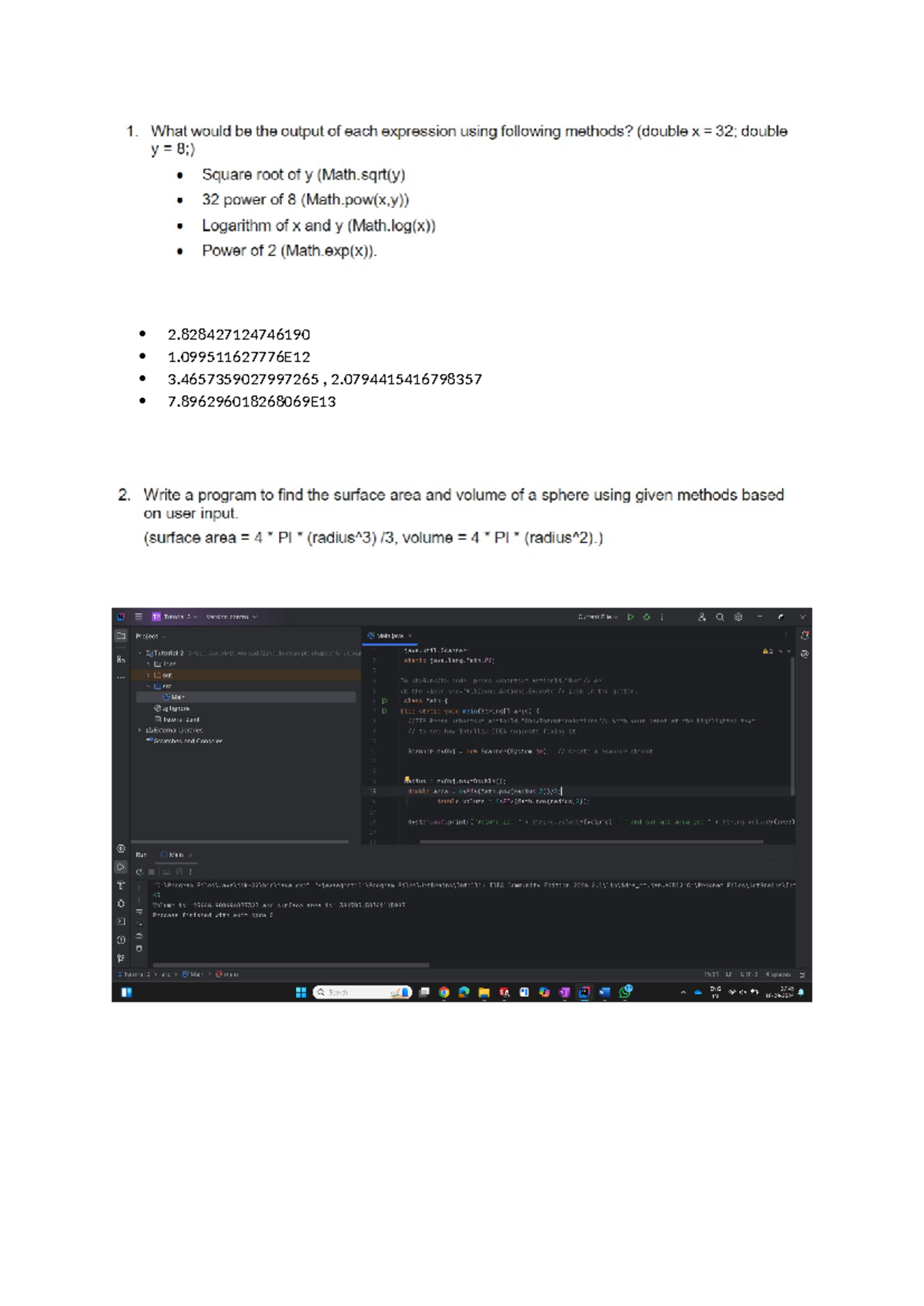 Tutorial 2 - T6utorial 2 - INFR2140U - 2. 1 3 , 2. 7 - Studocu