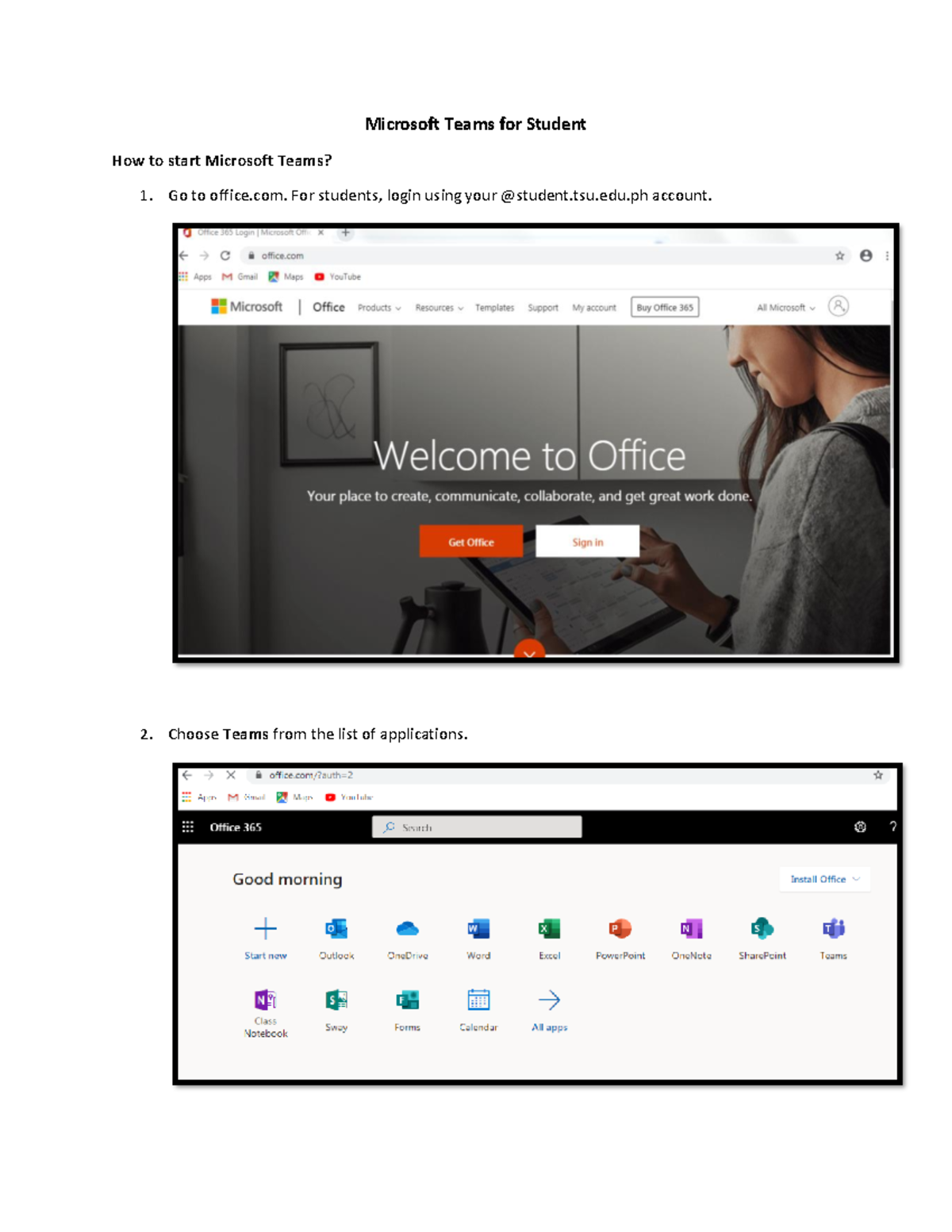 Microsoft teams for student - Microsoft Teams for Student How to start ...