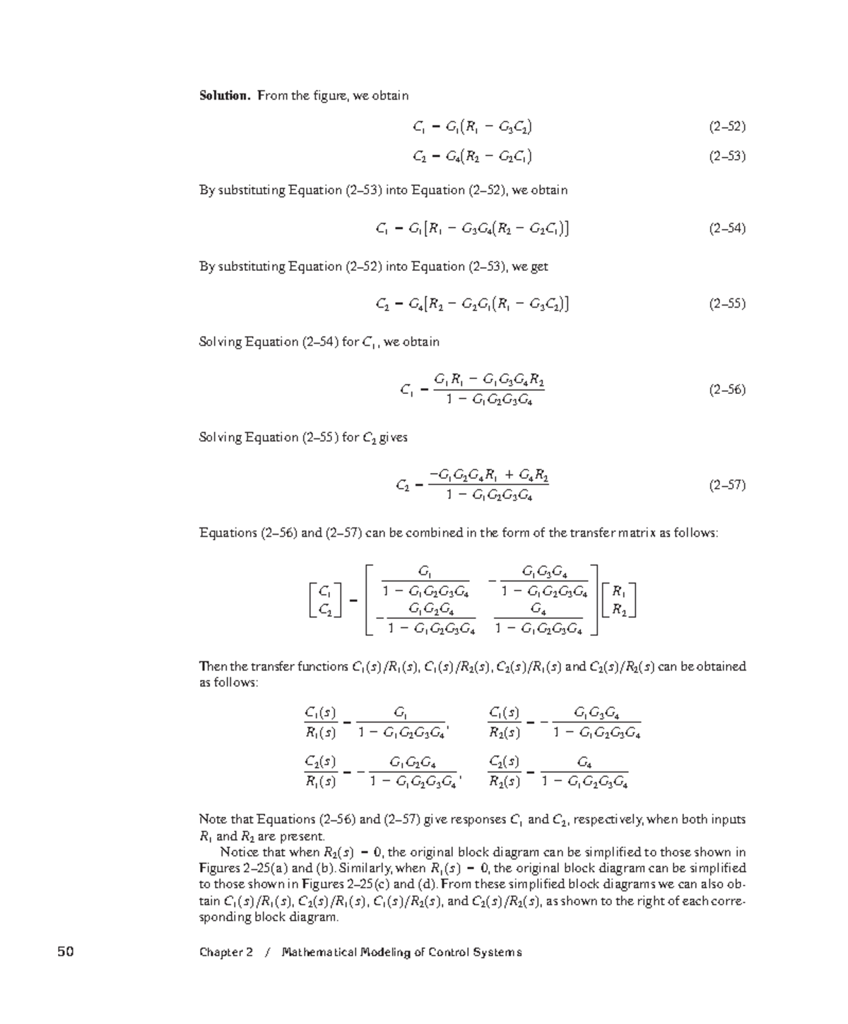 Modern control engineering-13 - 50 Chapter 2 / Mathematical Modeling of ...