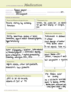 ATI medication fentanyl patch - ACTIVE LEARNING TEMPLATES Medication ...
