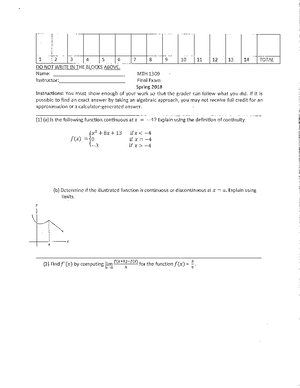 Exam 2 - This is summary of the chapters on the second exam for ...
