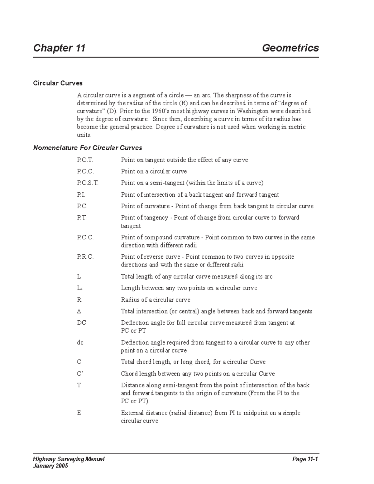 229832473 Highway Survey Geometrics - Highway Surveying Manual Page 11 ...