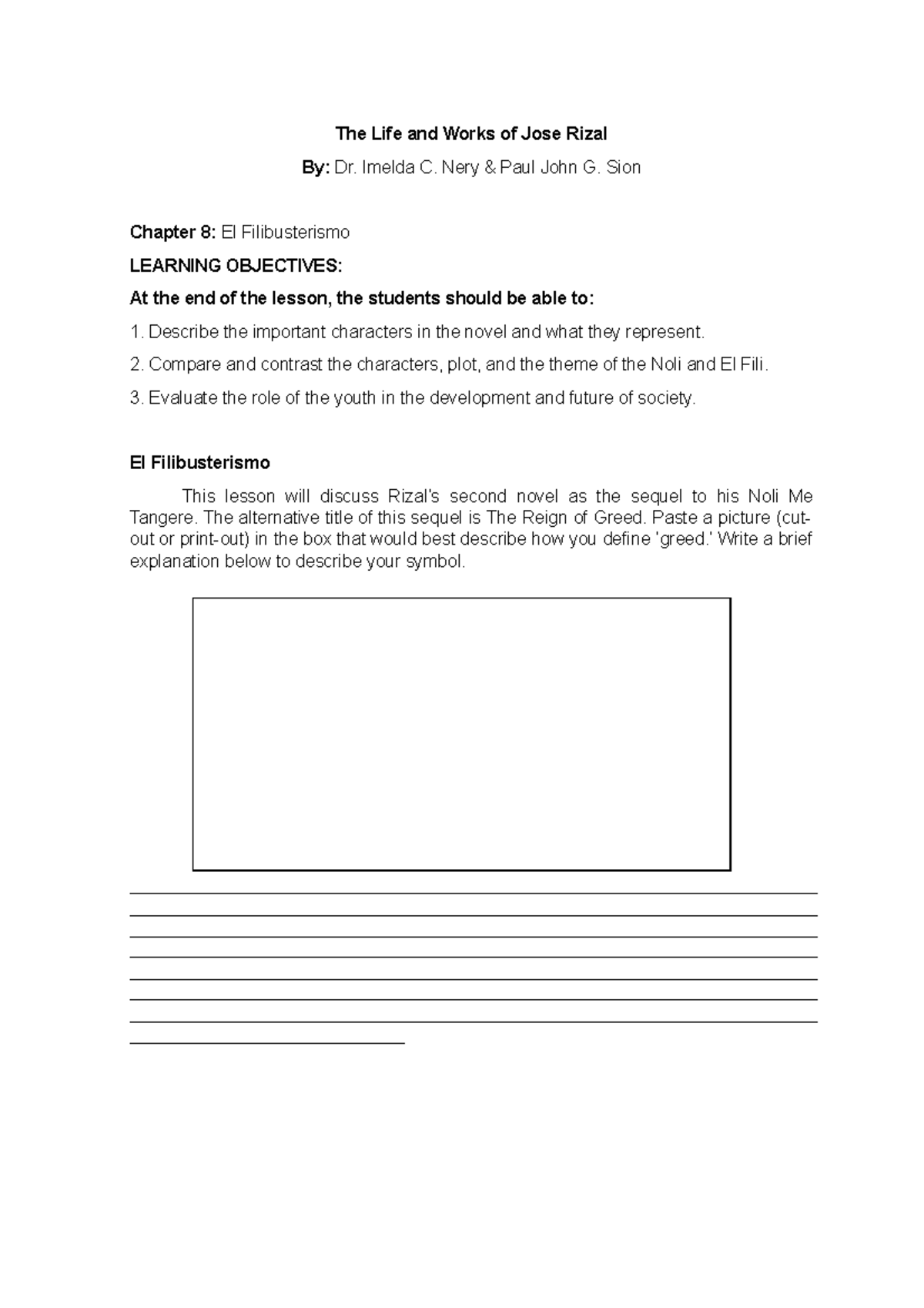 Chapter-8-el-filibusterismo compress - The Life and Works of Jose Rizal ...