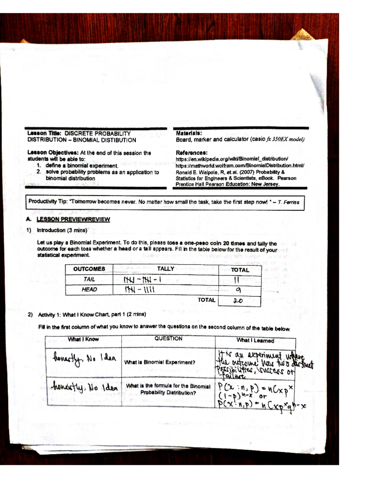 Discrete probability - Civil Engineering - Studocu