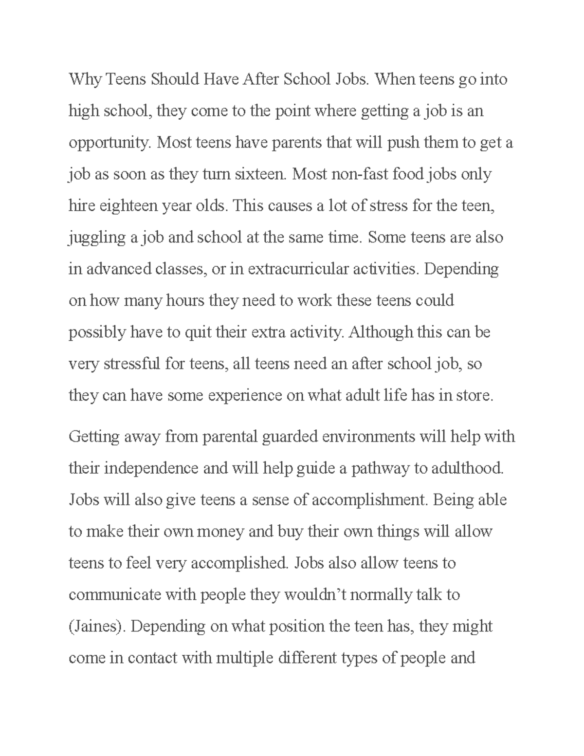 Teen jobs - teens jobs - Why Teens Should Have After School Jobs. When ...