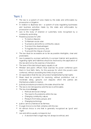 Guide to ILAC Technique - LAWS1100 Business Law ILAC GUIDELINES ...
