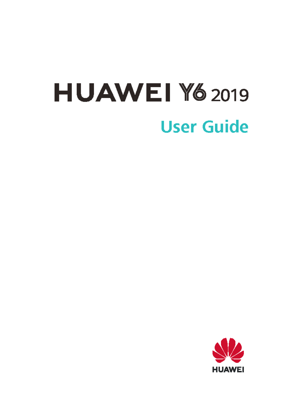 Huawei Y6 2019 User Guide(MRD-LX1&LX1N&LX3,EMUI9 - User Guide Contents ...
